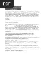 Owner-Architect Agreement SPP UAP Document | PDF | Architect ...