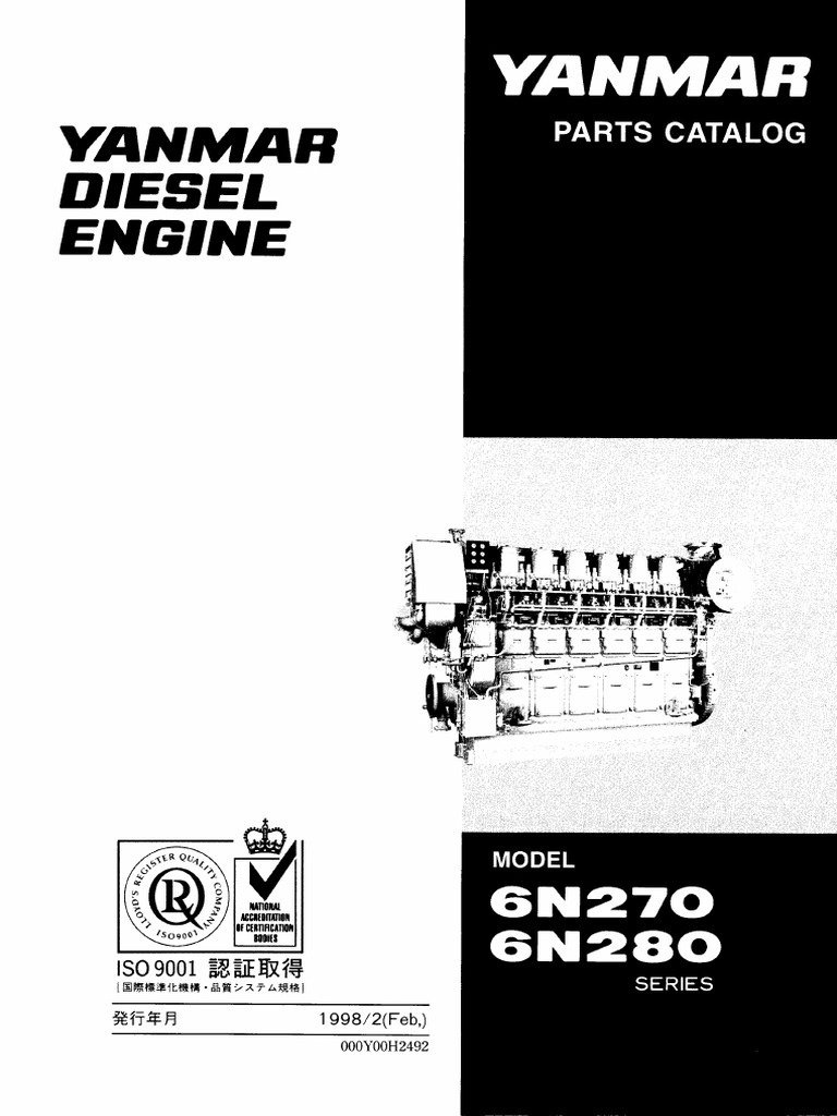 Yanmar 6N270 6N280 0CH10-G24902 | PDF