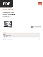 Cambridge AS & A Level Business 9609 Syllabus | PDF | Marketing ...