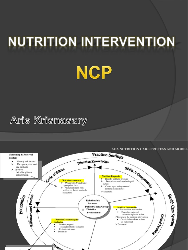 Nutrition Care Process Overview | PDF | Medical Diagnosis | Educational ...