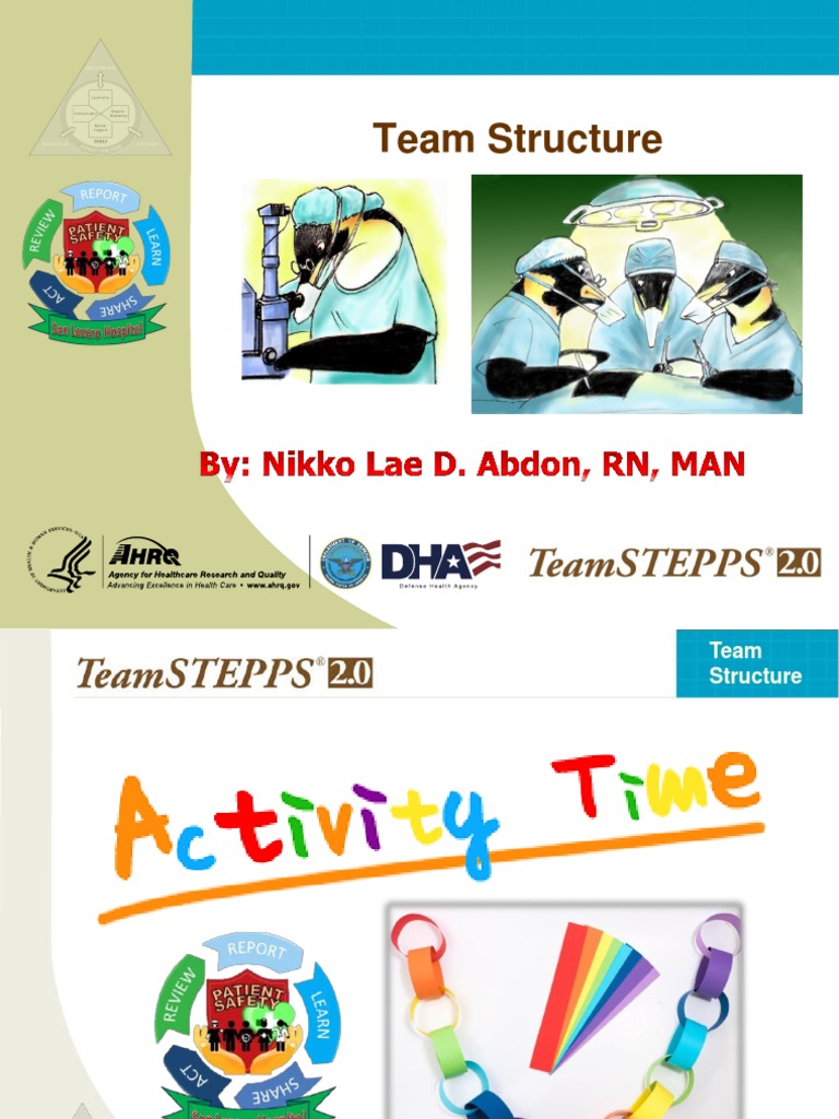Understanding Team Structure in TEAMSTEPPS | PDF | Health Care ...