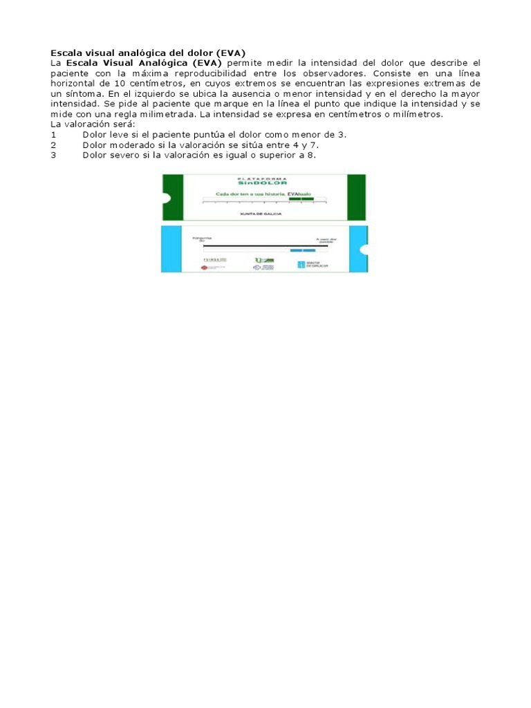 Escala EVA PDF | PDF | Ciencia y matemáticas