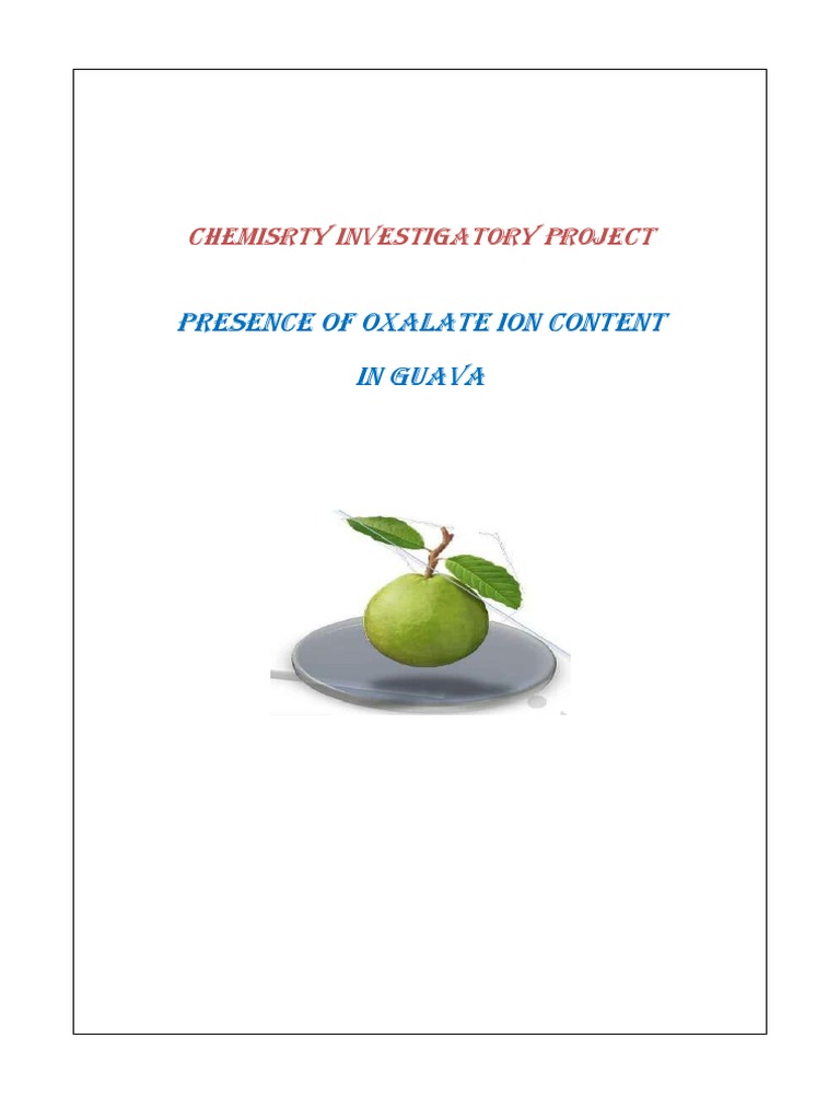 Chemistry Guava | PDF | Titration | Chemistry