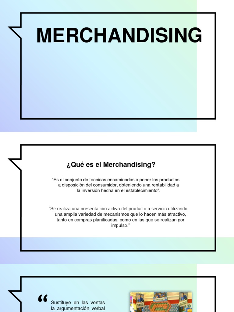 Merchandising - Definición y Desarrollo | PDF | Comercialización ...