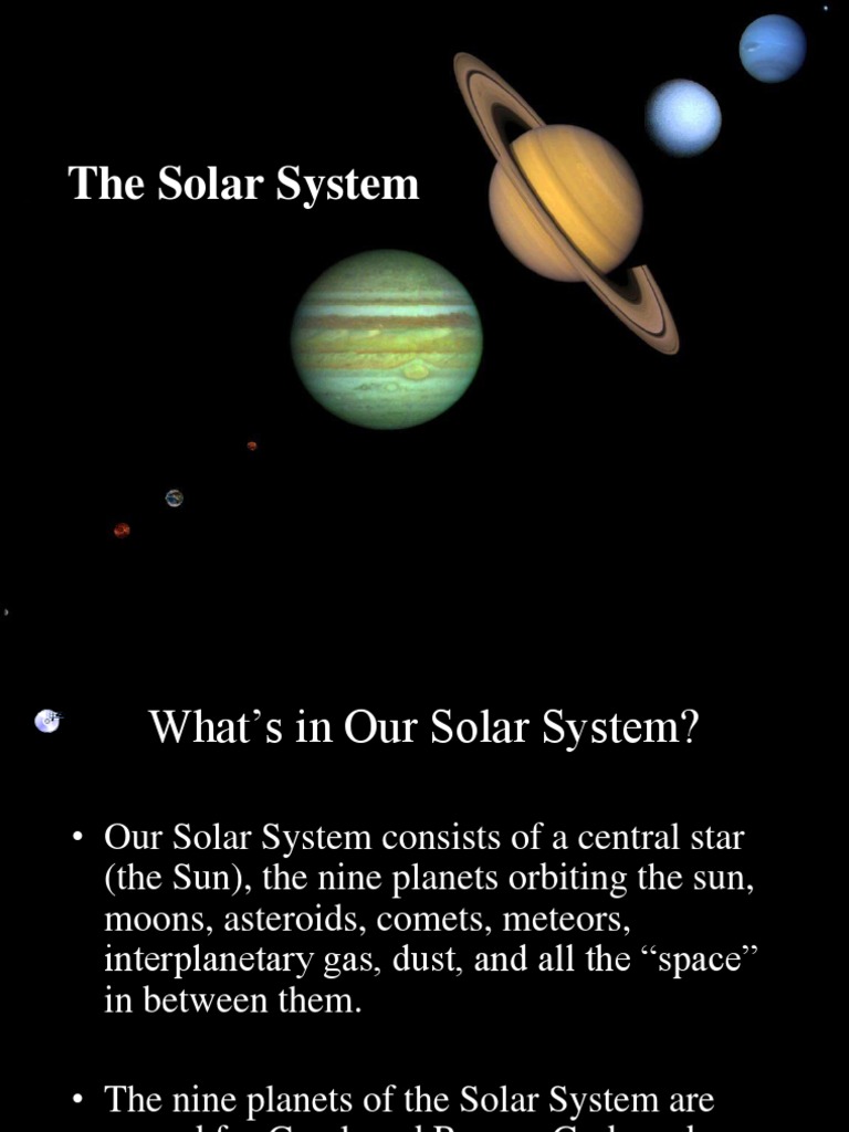On Solar System (Prithviraj Singh Class 9th E) | PDF | Solar System ...
