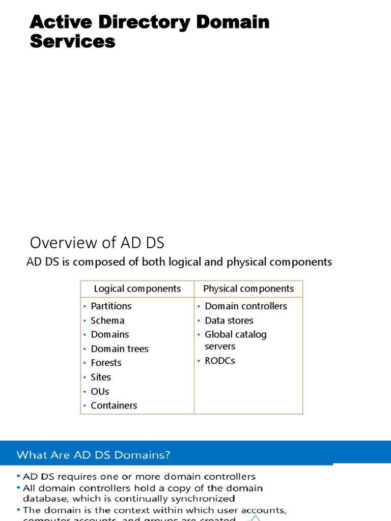 AD Basics | PDF | Active Directory | Domain Name System
