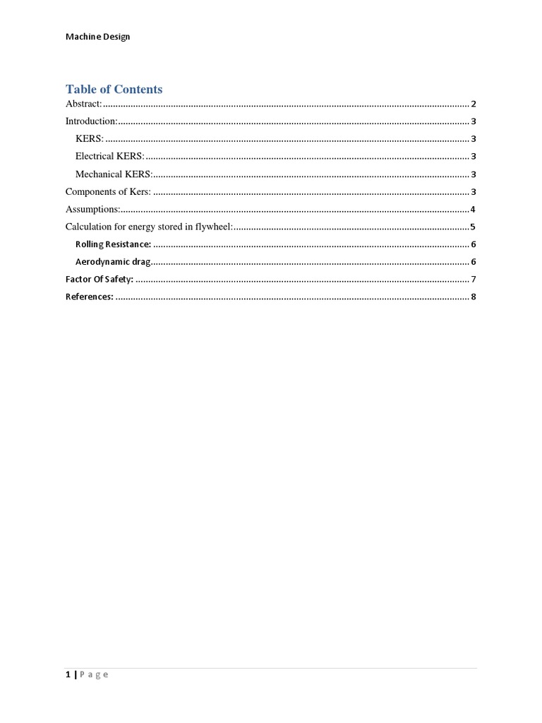 Machine Design CEP | PDF | Vehicles | Vehicle Technology