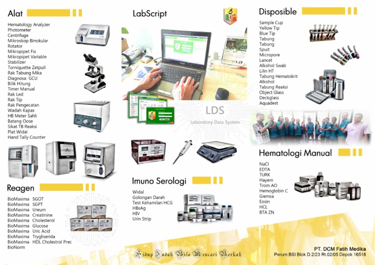 Brosur Paket Alat Laboratorium | PDF