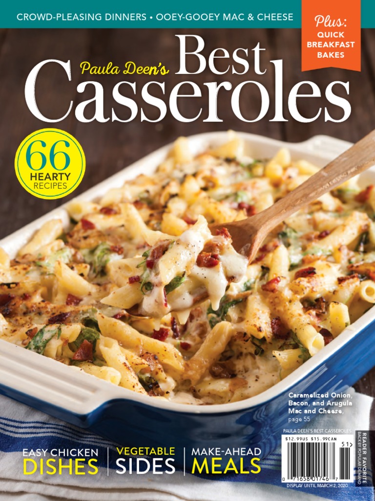 Cooking With Paula Deen-Best Casseroles-P2P | PDF | Sausage | Baking