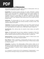 Behavioral and Post Behavioral Approach To Political Science | PDF ...