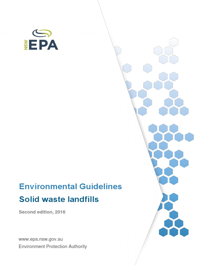 EPA Guidelines for Solid Waste Landfills | PDF | Landfill | Waste