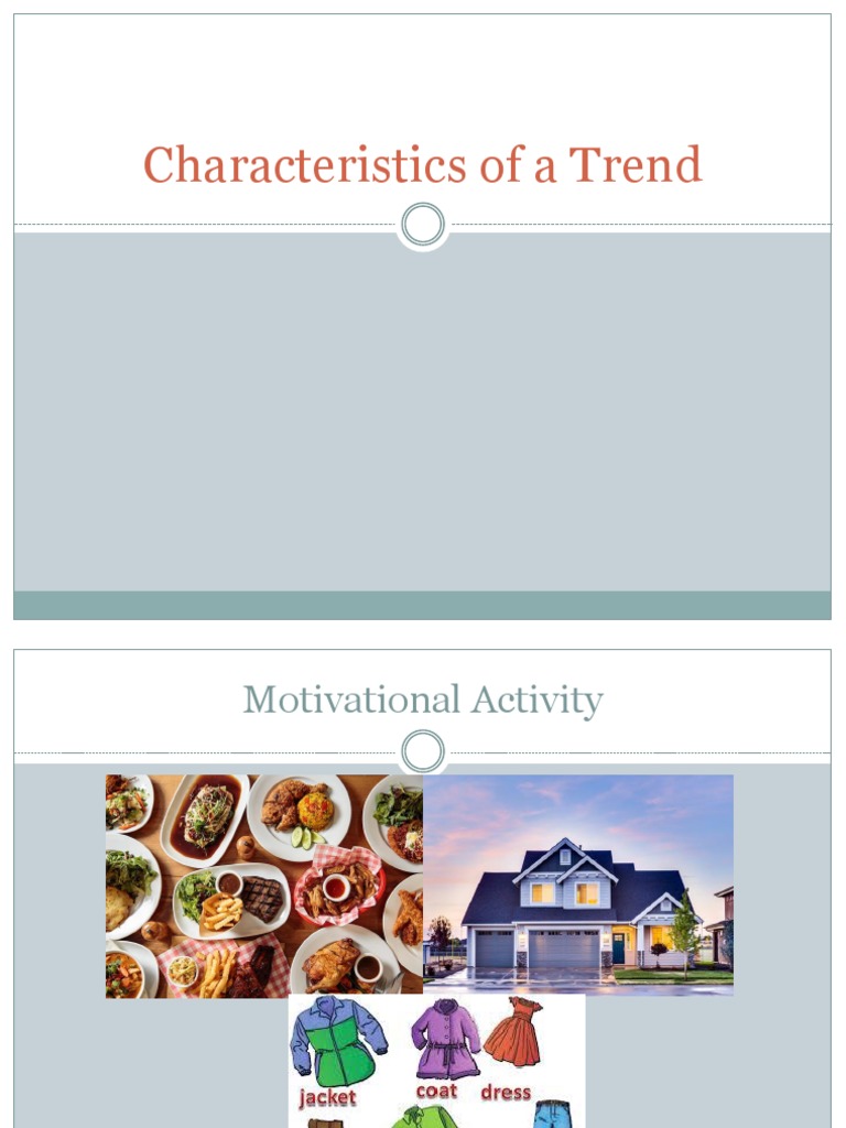 Characteristics of A Trend | PDF