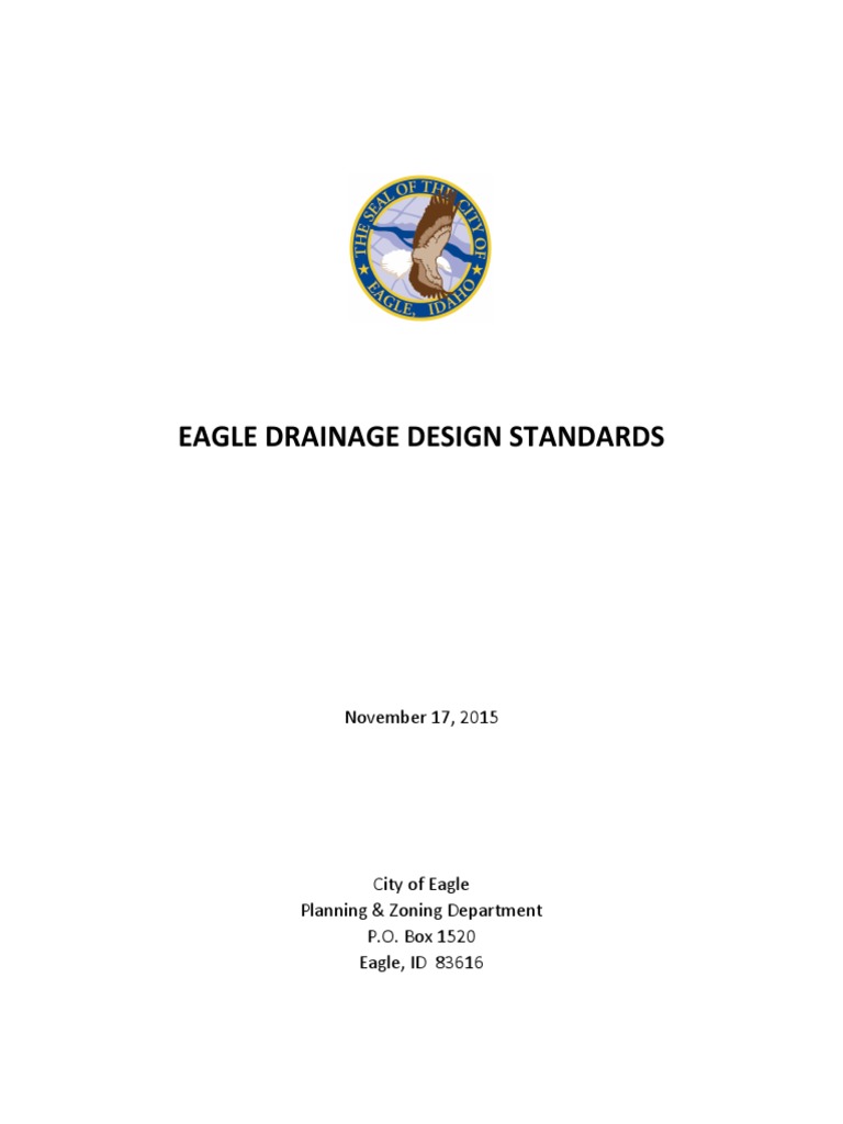 2015 Eagle Drainage Design Standards PDF | PDF | Soil Mechanics ...