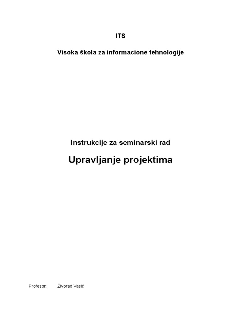 Projektna Dokumentacija SKRACEN | PDF