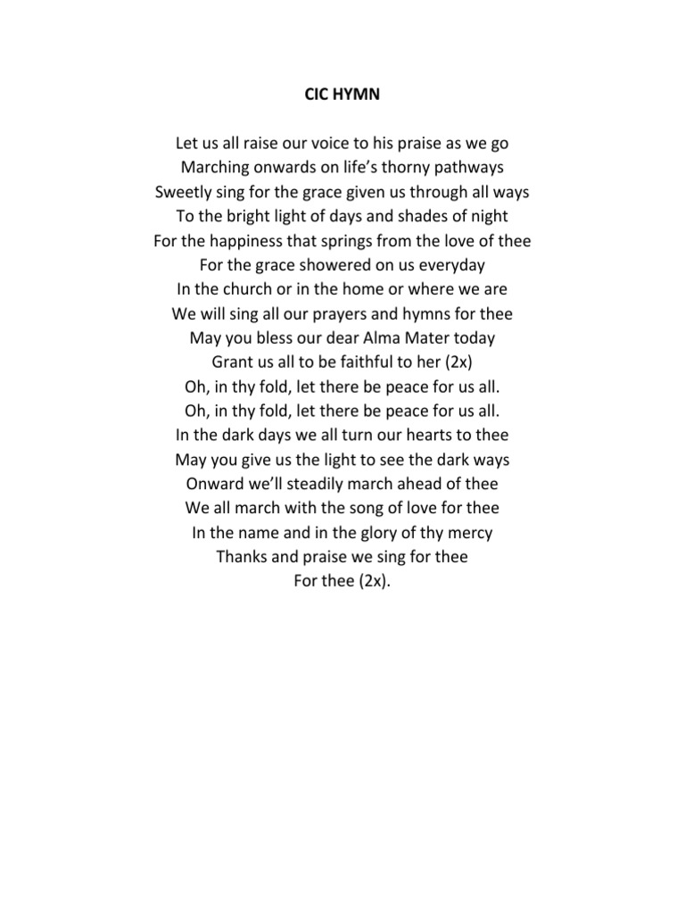 A Hymn of Praise and Gratitude: Singing to Celebrate God's Guidance and ...