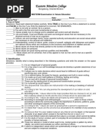 MODULE 9 Values Education | PDF | Self Esteem | Psychological Concepts