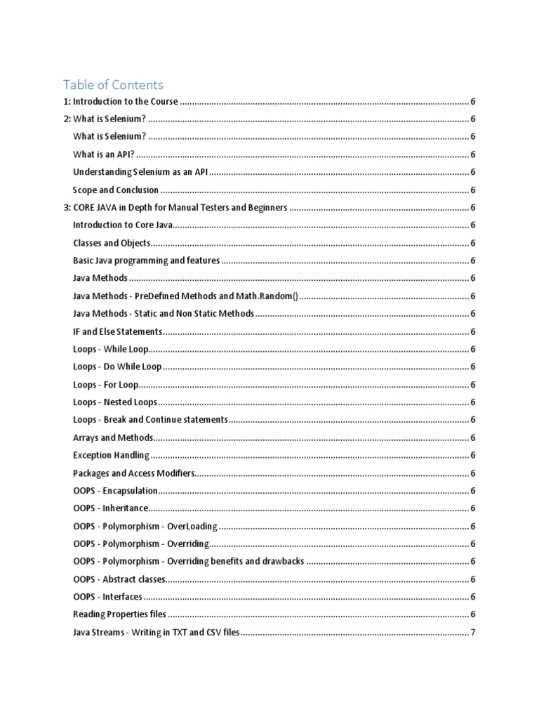 Java Automation Testing | PDF | Selenium (Software) | Method (Computer ...
