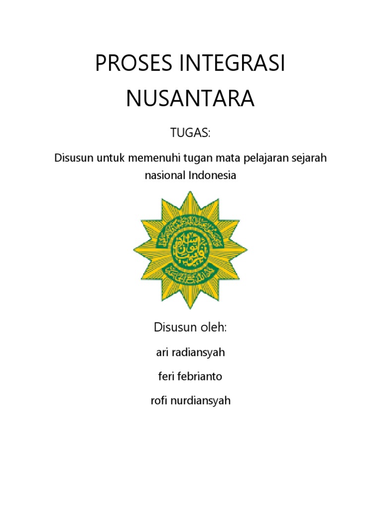 Proses Integrasi Nusantara | PDF