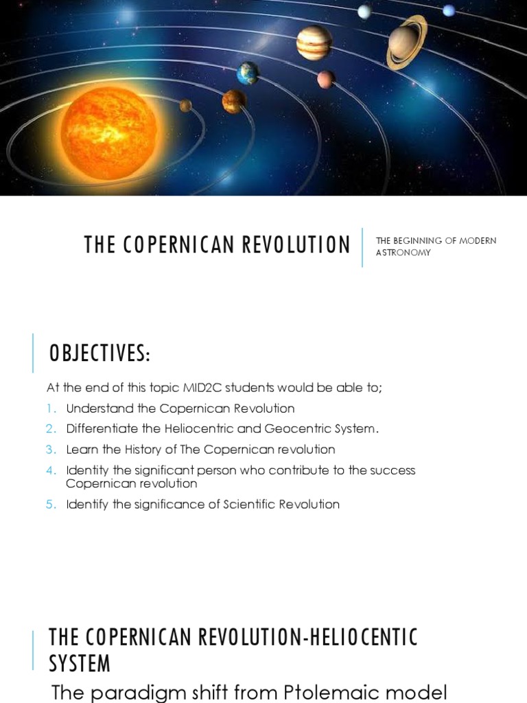 The Copernican Revolution | PDF | Heliocentrism | Galileo Galilei