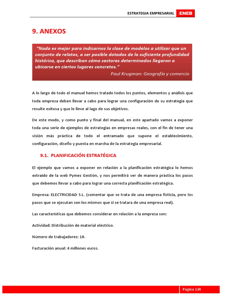 EE. Anexos Ejemplos PDF | PDF | Planificación estratégica | Planificación