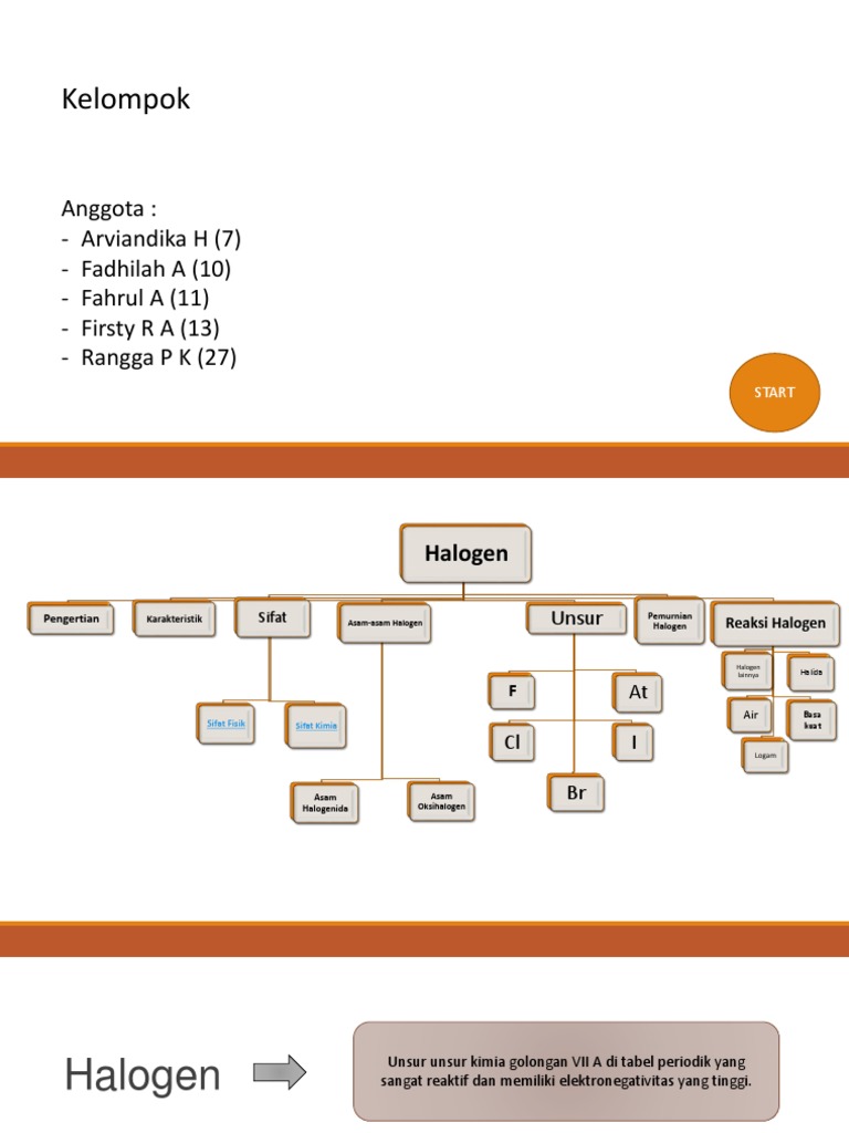Sifat dan Karakteristik Unsur Halogen | PDF