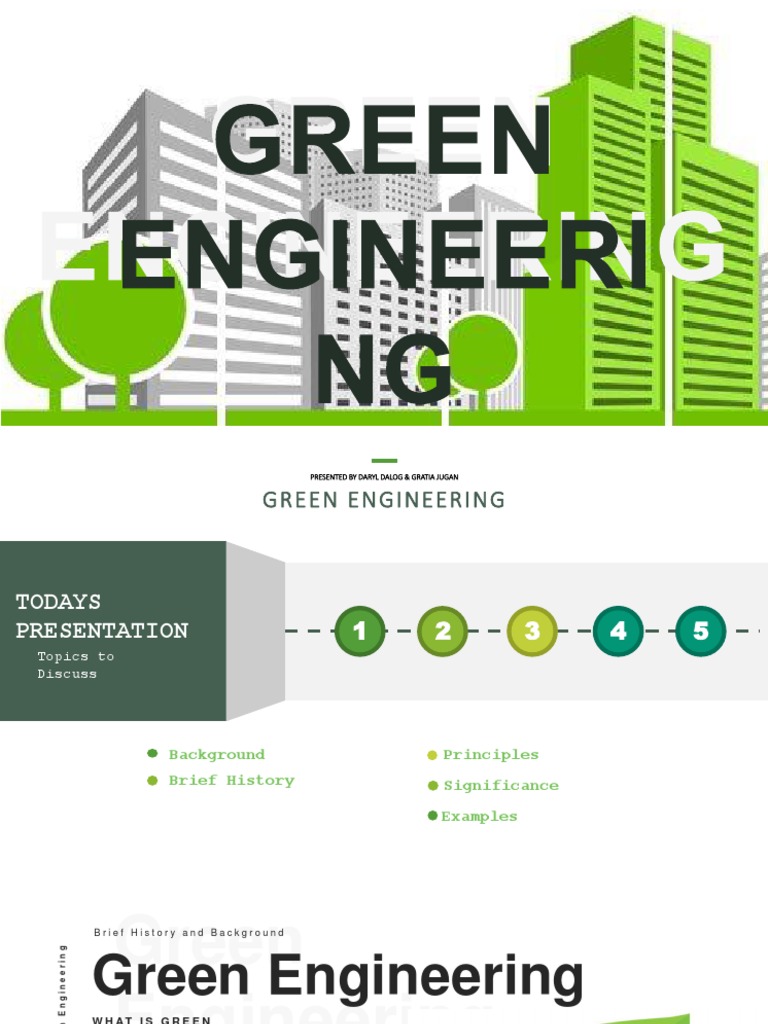 Green Engineering | PDF | Sustainability | Engineering