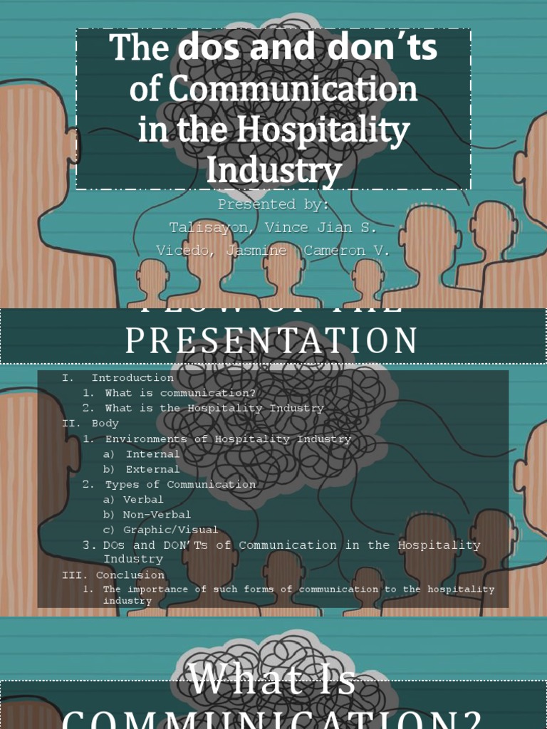 Effective Communication in Hospitality | PDF | Nonverbal Communication ...