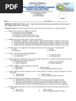 Grade 8 Science FOURTH Quarter Exam | PDF | Meiosis | Mitosis