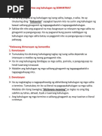 Semantika (Semantics) - Moring | PDF