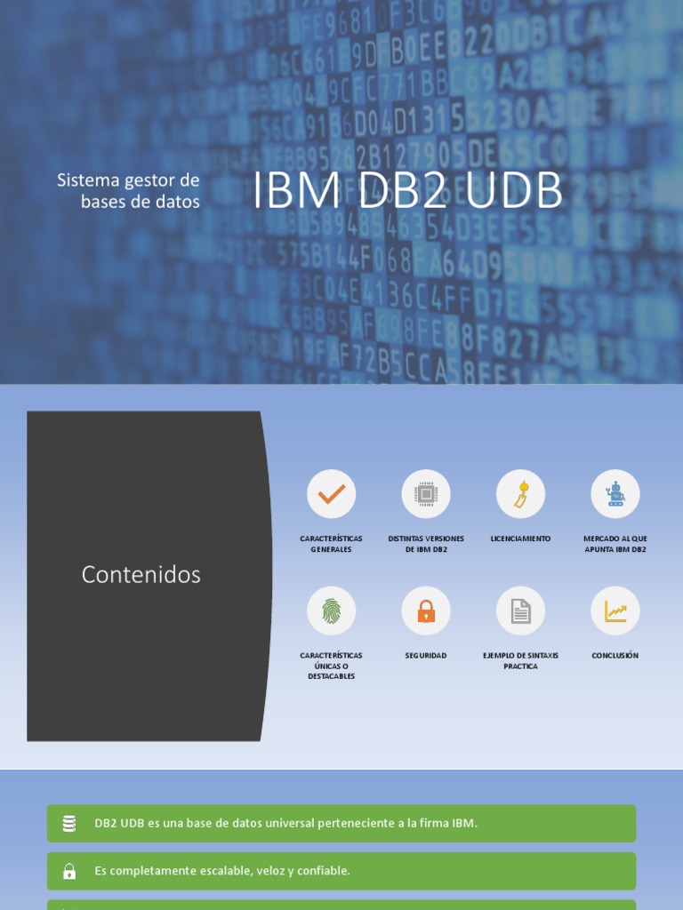 IBM DB2 BD | PDF | Bases de datos | Servidor (Computación)