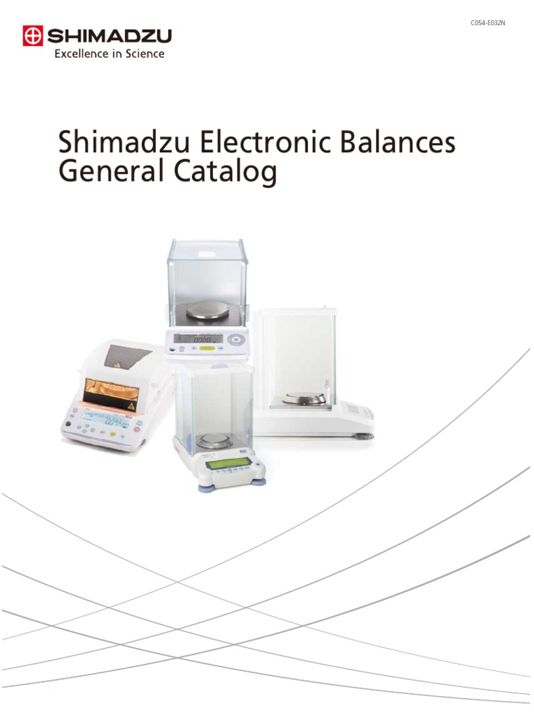 Shimadzu Singles PDF | PDF | Calibration | Weighing Scale
