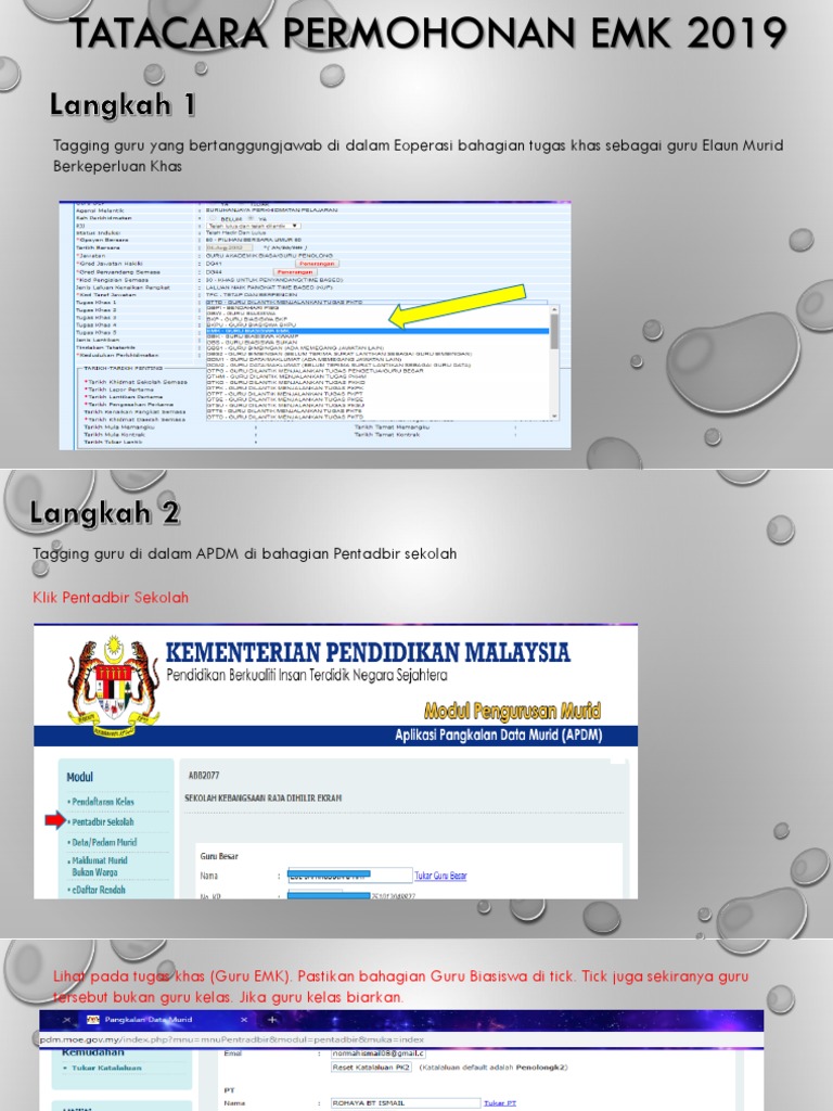 Tatacara Permohonan Emk 2019 | PDF