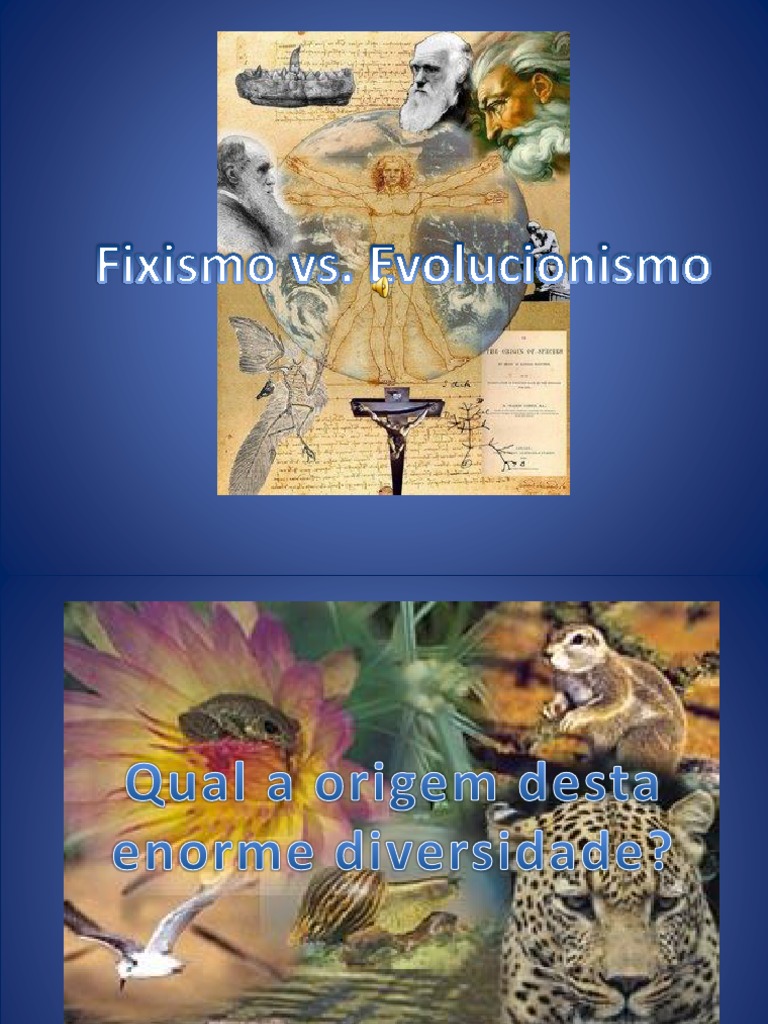 Fixismo Vs Evolucionismo | PDF | Fóssil | Charles Darwin
