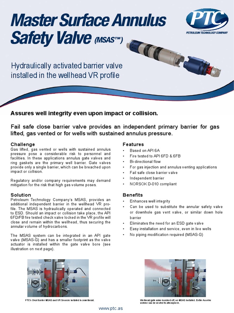 MSAS | PDF | Valve | Gas Technologies