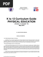 Physical Education Curriculum Guide | PDF | Physical Education | Curriculum