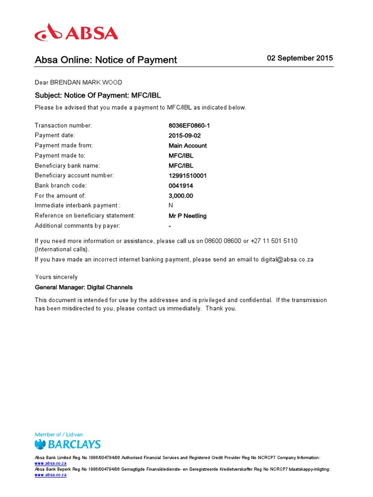 Absa PDF | PDF Absa PDF | PDF