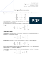 Formulario de Tipos de Matrices | PDF | Determinante | Matriz (Matemáticas)