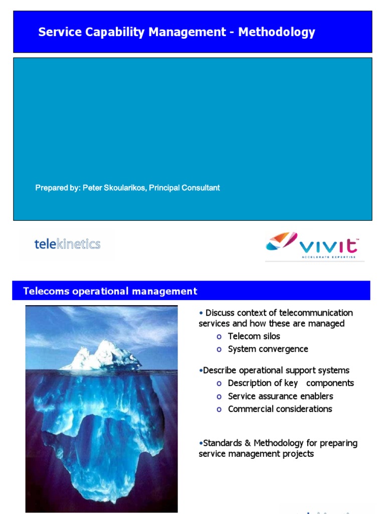 Telecom Service Capability Methodology | PDF | Itil | Computer Network