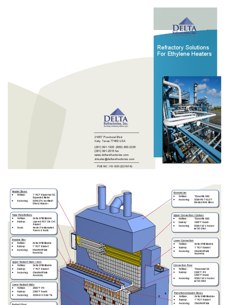 Refractory Solutions For Ethylene Heaters | PDF | Architectural Design ...