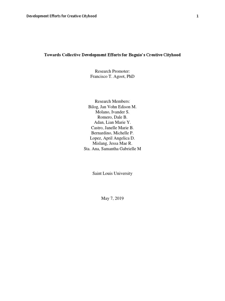 Final Final Research Paper | PDF | Sustainability | Creativity