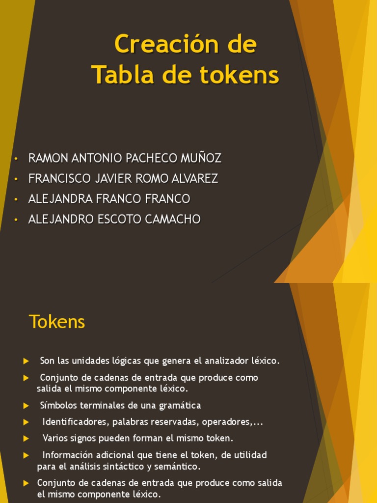 Creación de Tabla de Tokens | PDF | Datos de computadora | Ingeniería ...