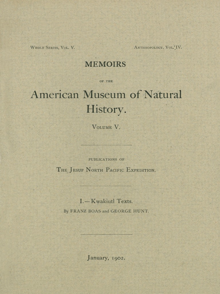 The Jesup North Pacific Expedition | PDF | English Language | Linguistics
