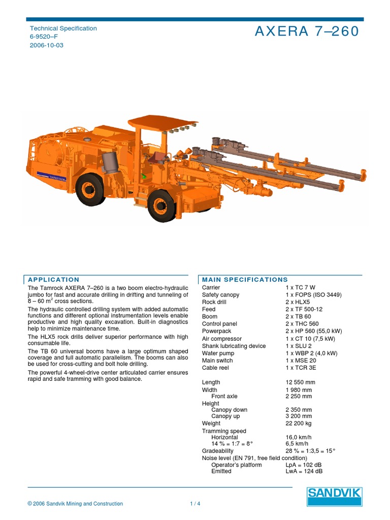 6-9520-F (Axera 7-260) PDF | PDF | Brake | Pump