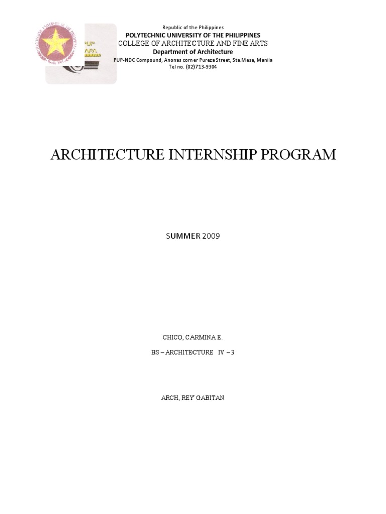 Architecture Internship Program | PDF