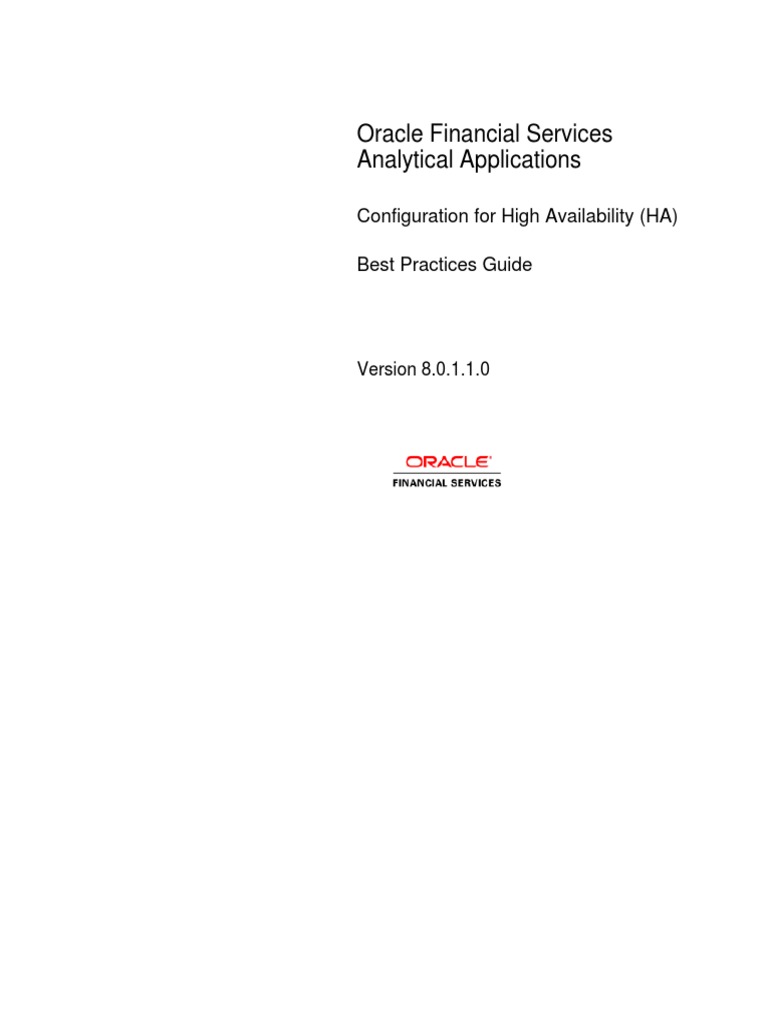 Configuration For High Availability (HA) Best Practices Guide | PDF ...