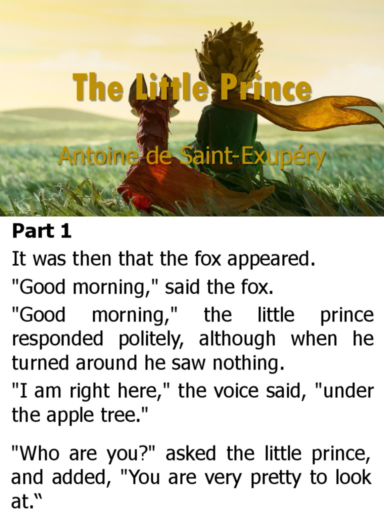 The Little Prince | PDF | The Little Prince