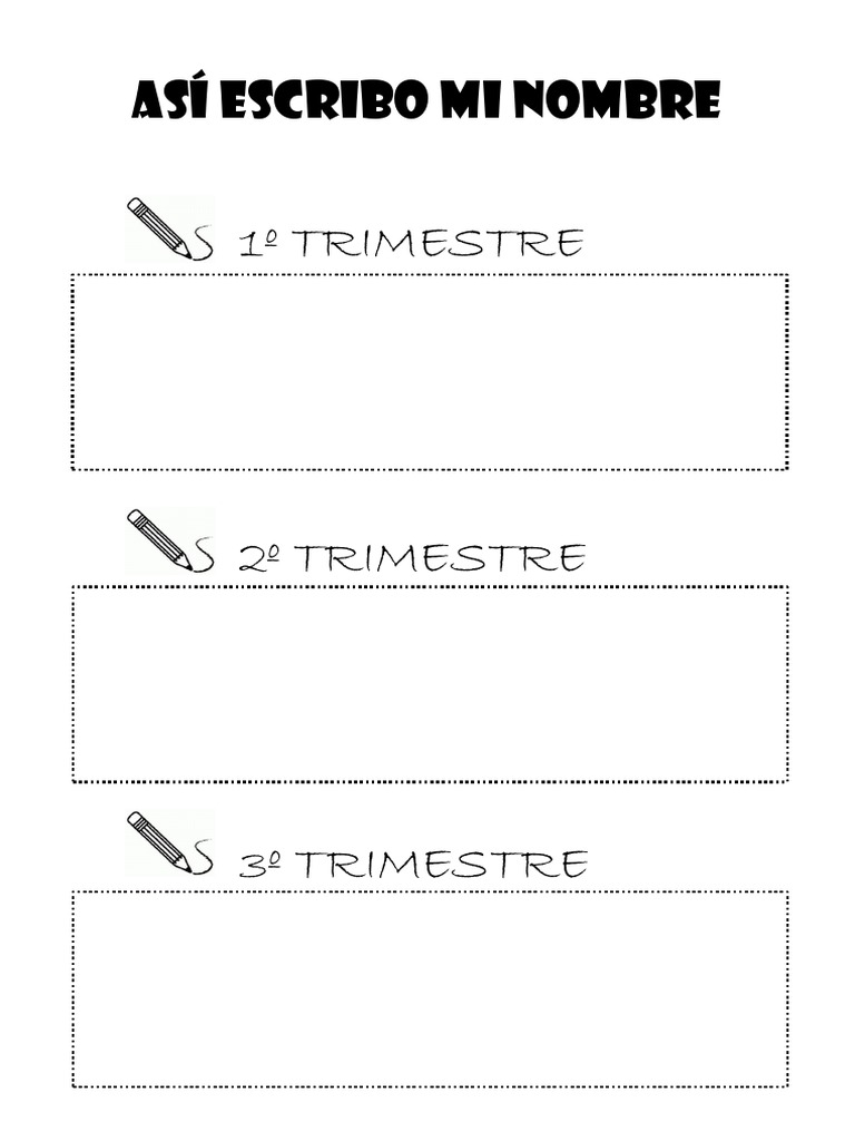 Así Escribo Mi Nombre | PDF