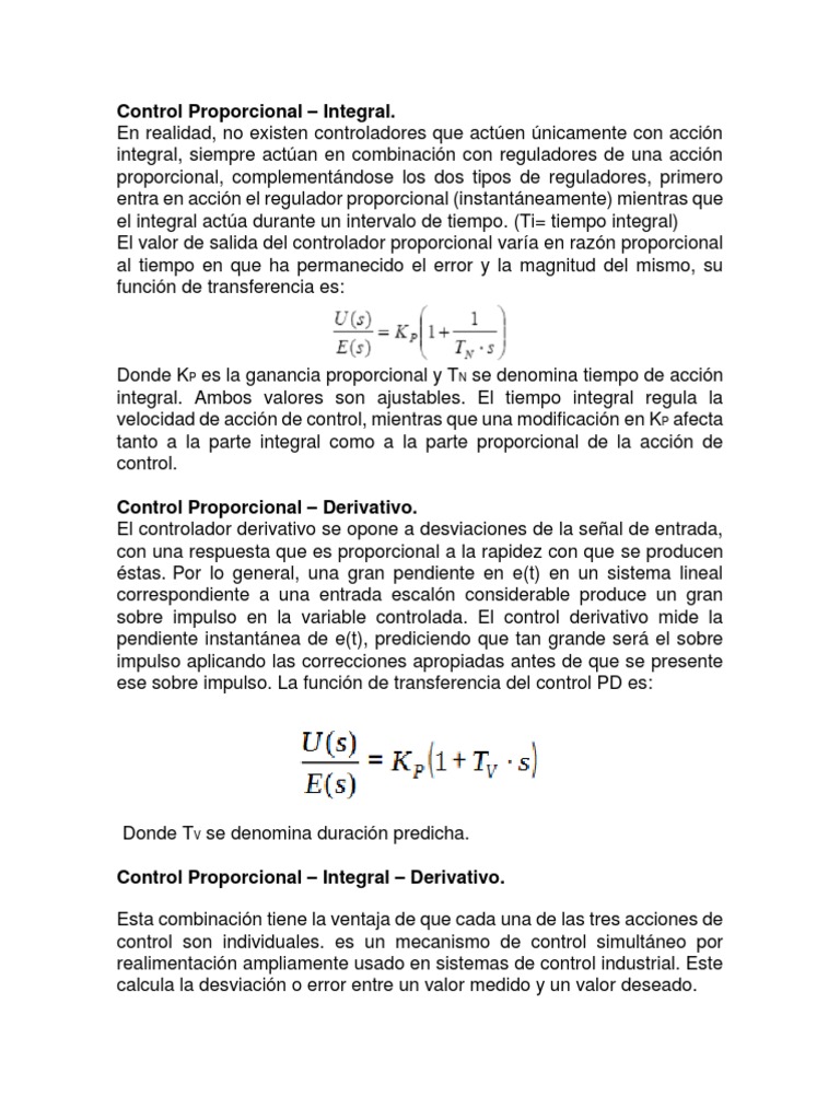 Control Proporcional | PDF | Ingenieria Eléctrica | Matemáticas Aplicadas