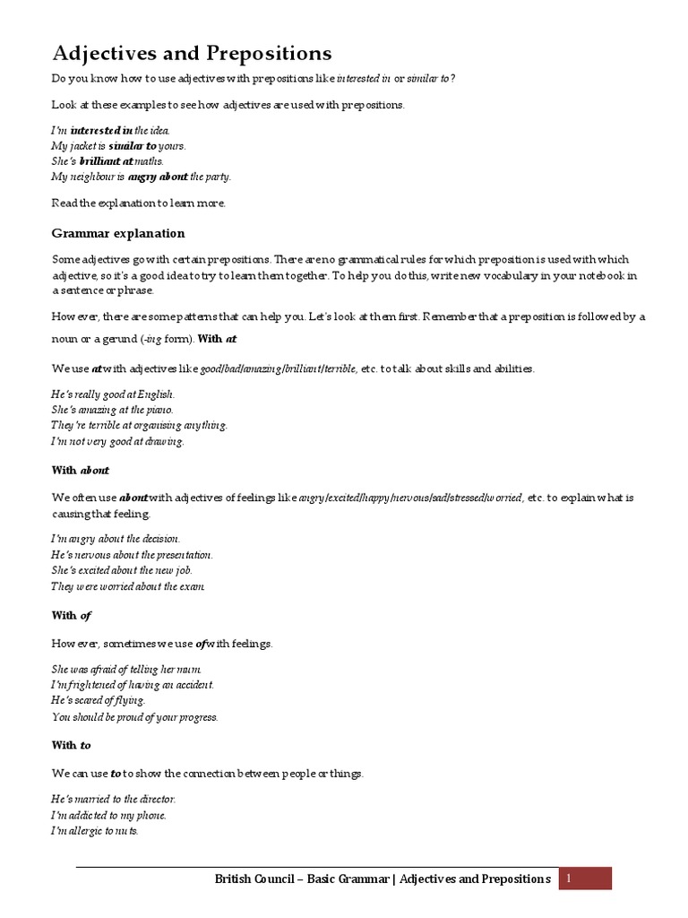 British Council | PDF | Question | Verb