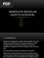 Panduan Wawancara Mendalam Kualitatif | PDF | Karier & Perkembangan